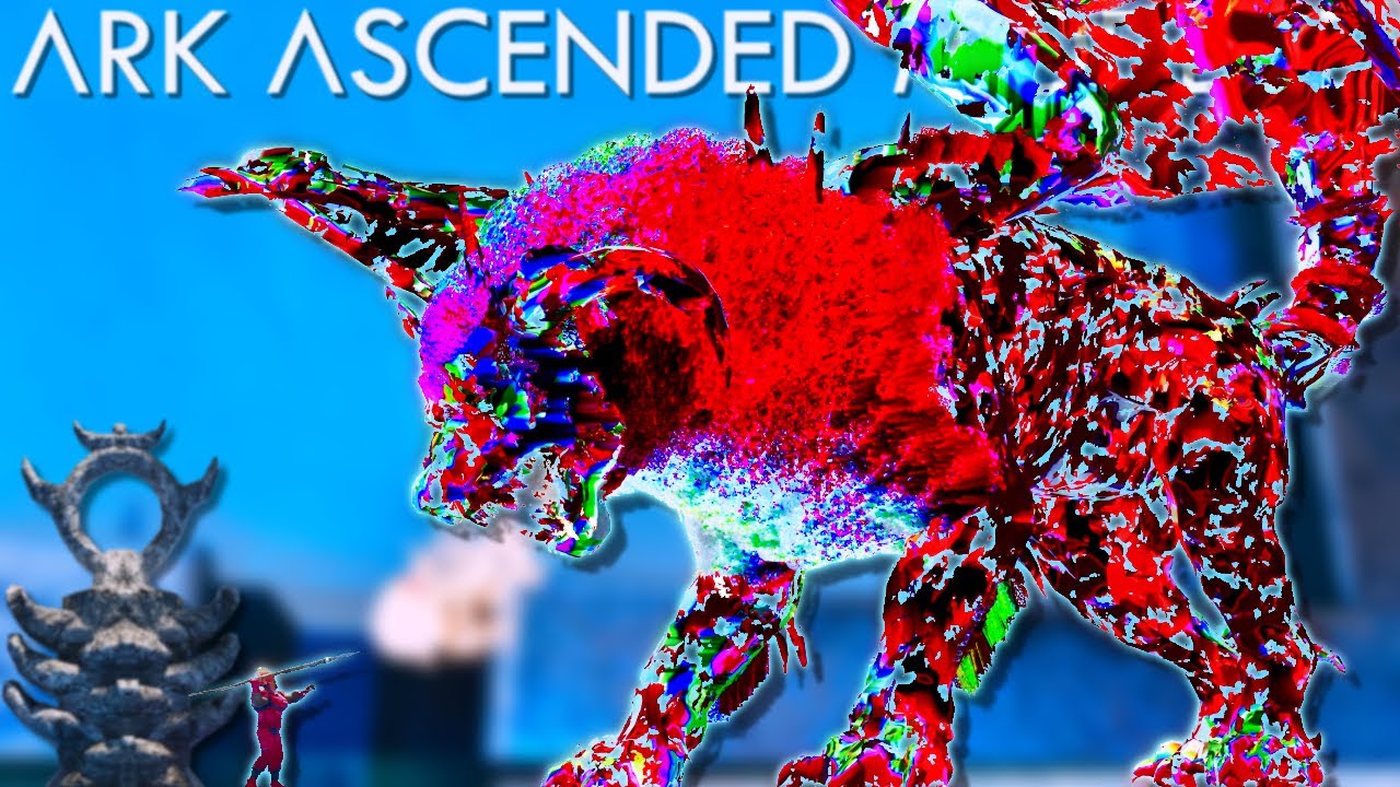 Behold the Mighty Manticore Alchemy Unique GG! Ark Omega Ascended Mod ...