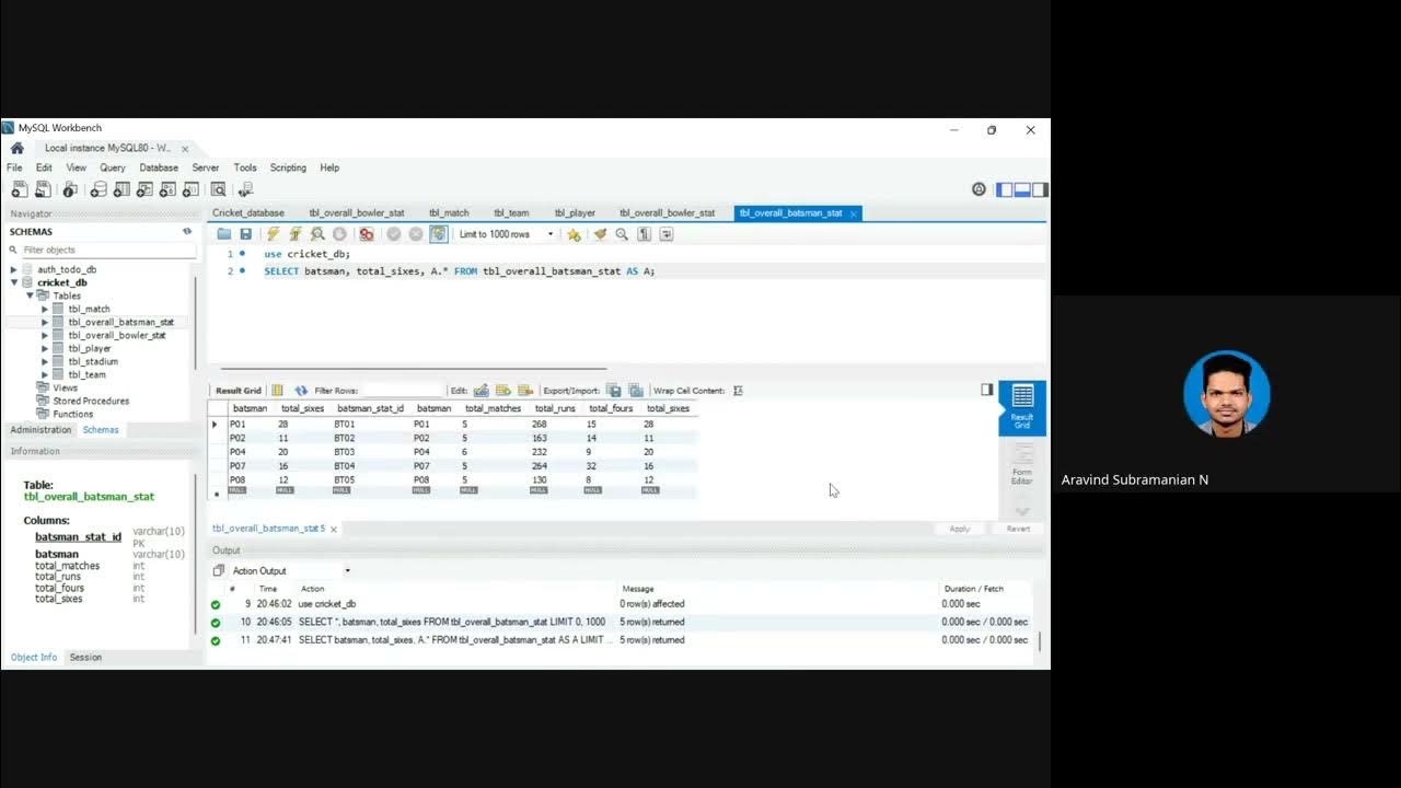 MySQL Select statement (in Tamil) - YouTube