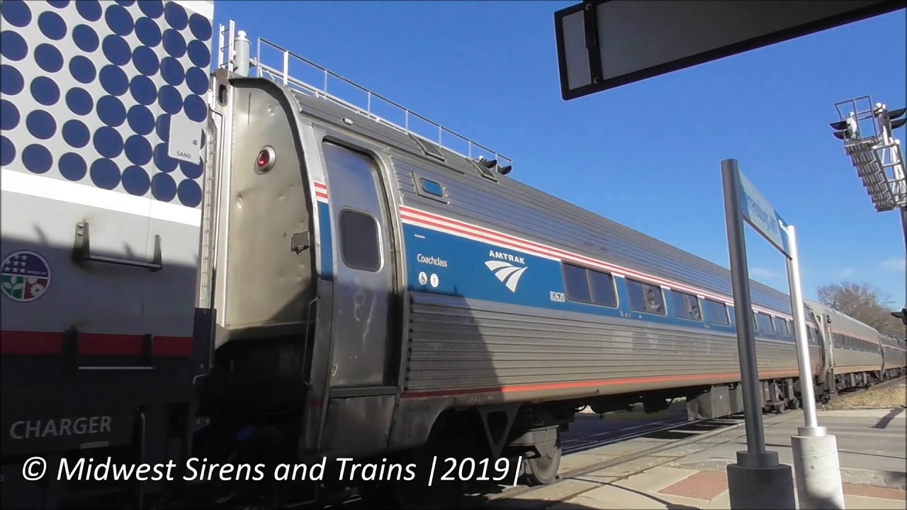 Amtrak 4619 Missouri River River Train 311 West - Warrensburg, MO 11/16 ...