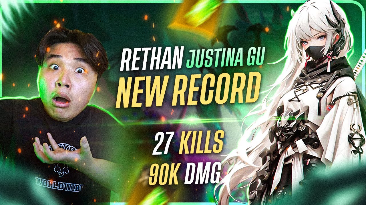 New Record Justina Gu 27 Kill 90k DMG ? Rank 3k5 | Anh Ấy Đã Trở Lại ...
