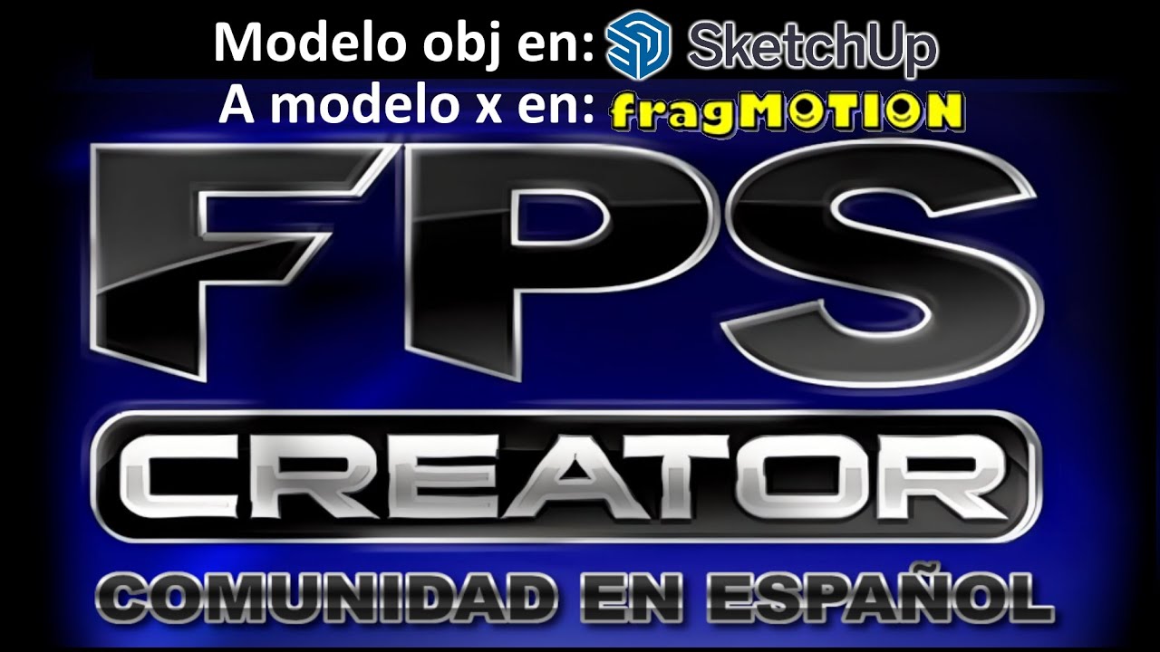 Crear modelo OBJ en Sketchup y exportar en Fragmotion a X. - YouTube