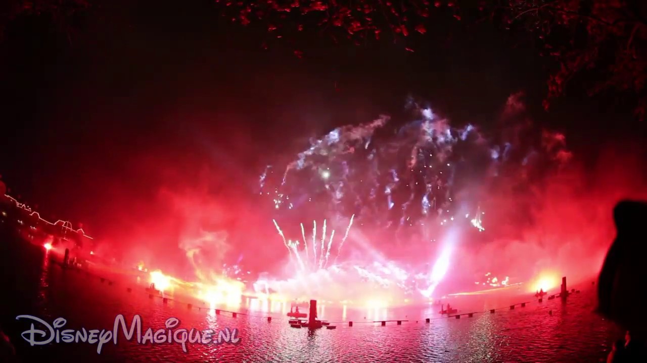 Mickey's Magical Fireworks & Bonfire 2010 (Wide Shot) - YouTube