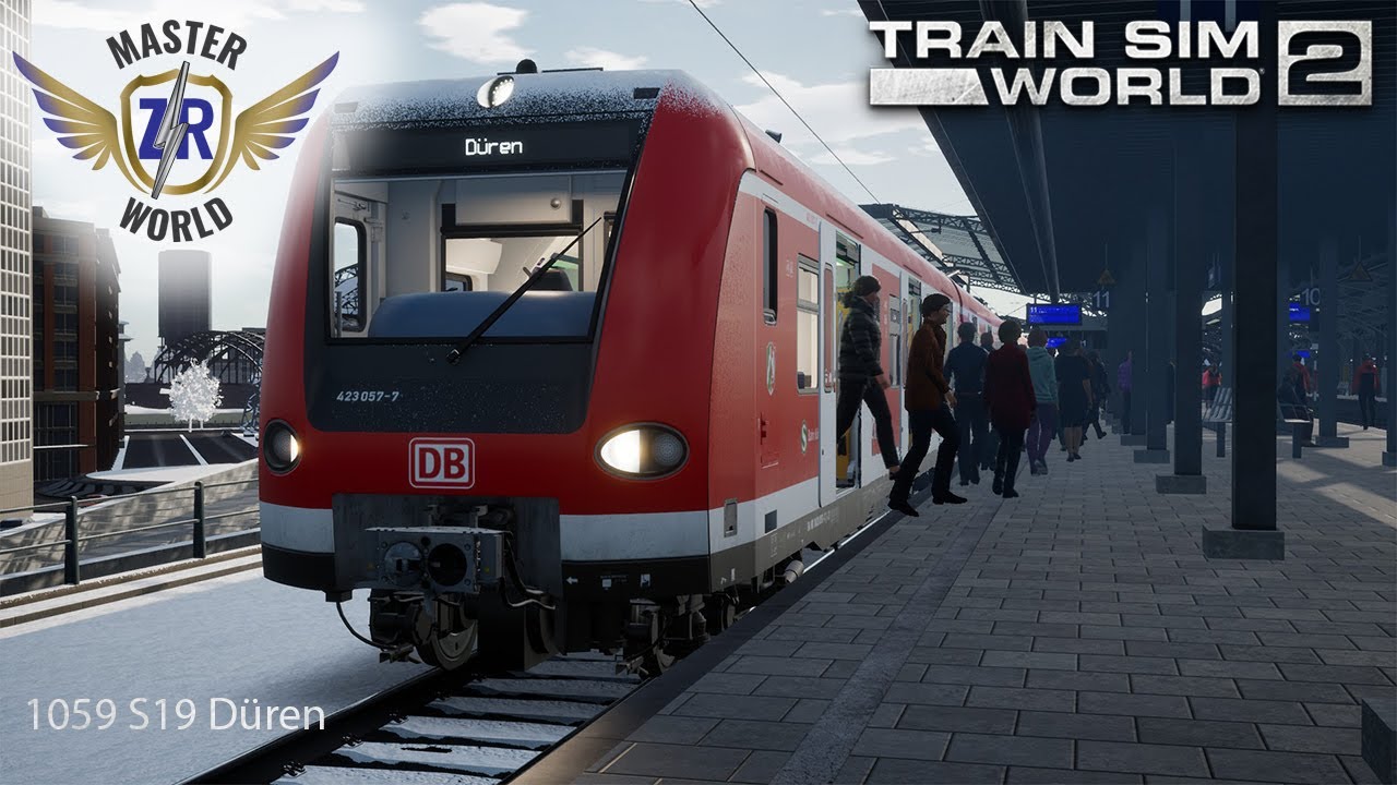 1059 S19 Düren - Schnellfahrstrecke Köln-Aachen - BR 423 - Train Sim ...