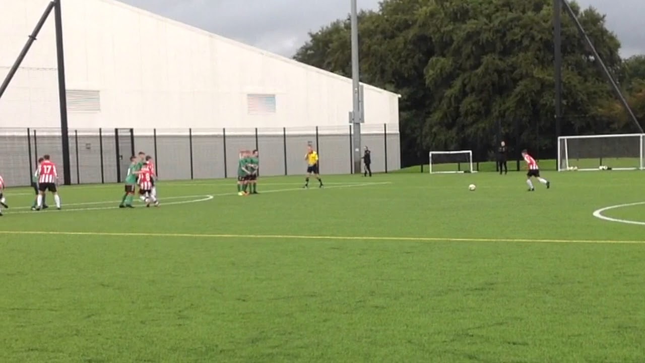 Lee Harkin Goal Derry Colts Academy V Glentoran u15 NIBFA A section ...