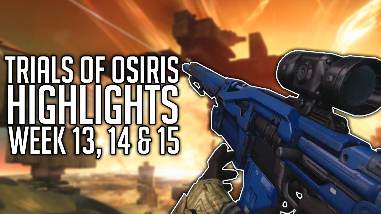 Destiny - Trials of Osiris Highlights - RISE OF IRON - YouTube