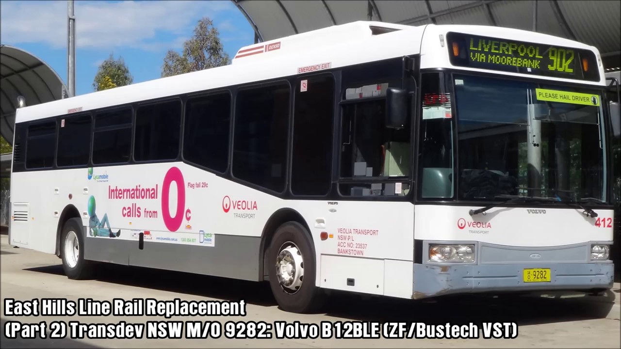[Pt 2] Transdev NSW M/O 9282: Volvo B12BLE (ZF/Bustech VST) - YouTube
