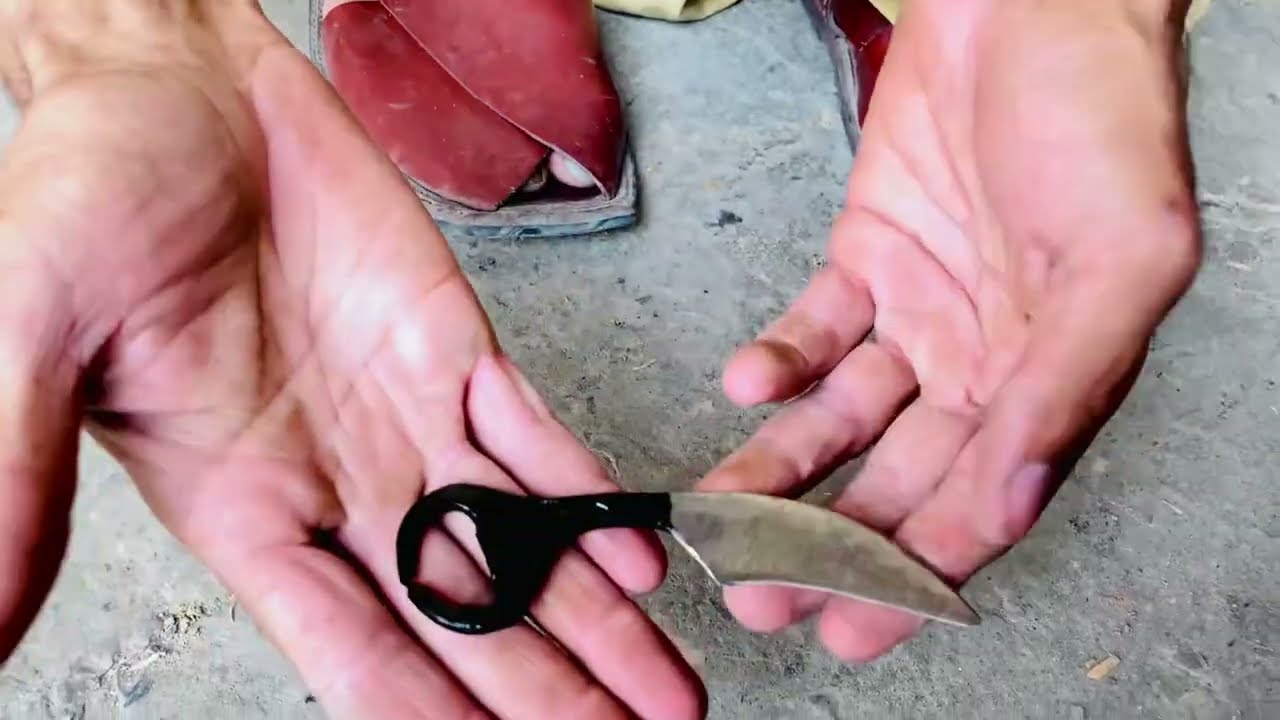I make a small throwing knife from wrench - YouTube