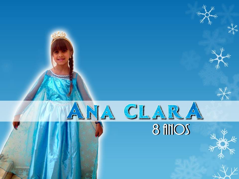Retrospectiva Tema Frozen | Ana Clara - 8 anos - YouTube