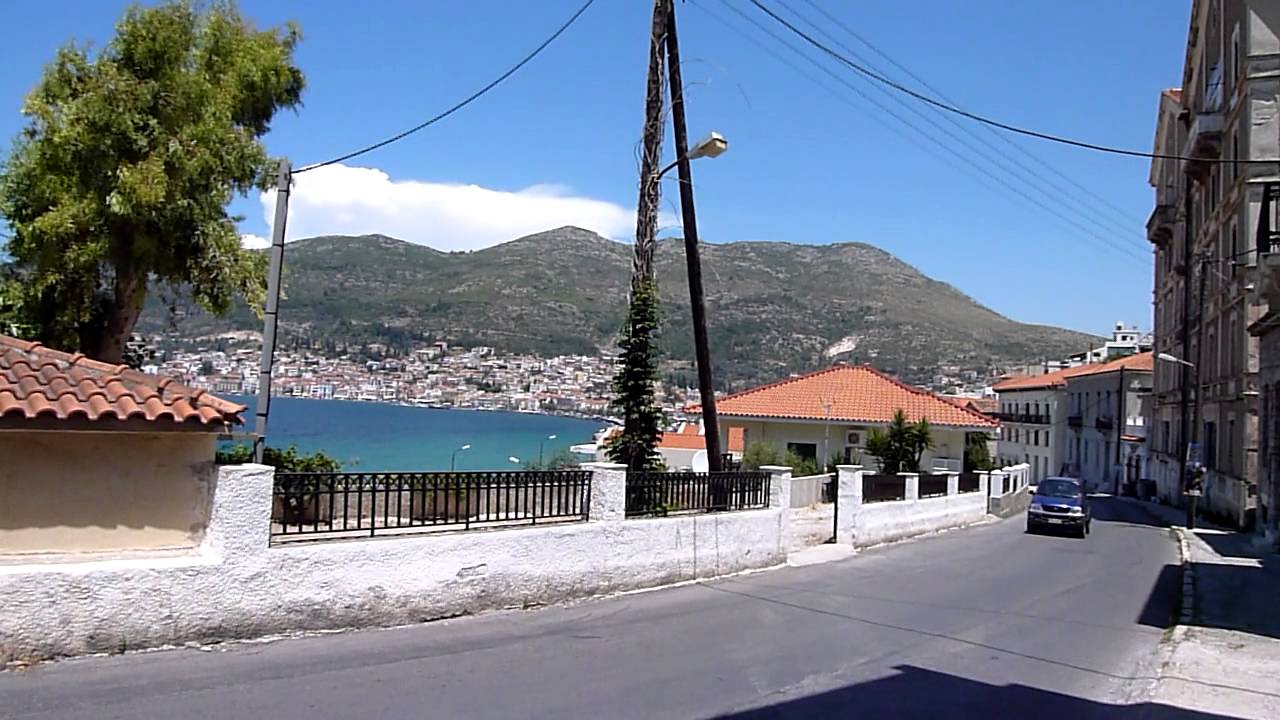 30 Seconds Samos - road leading down to Samos-Town (Vathy) - YouTube