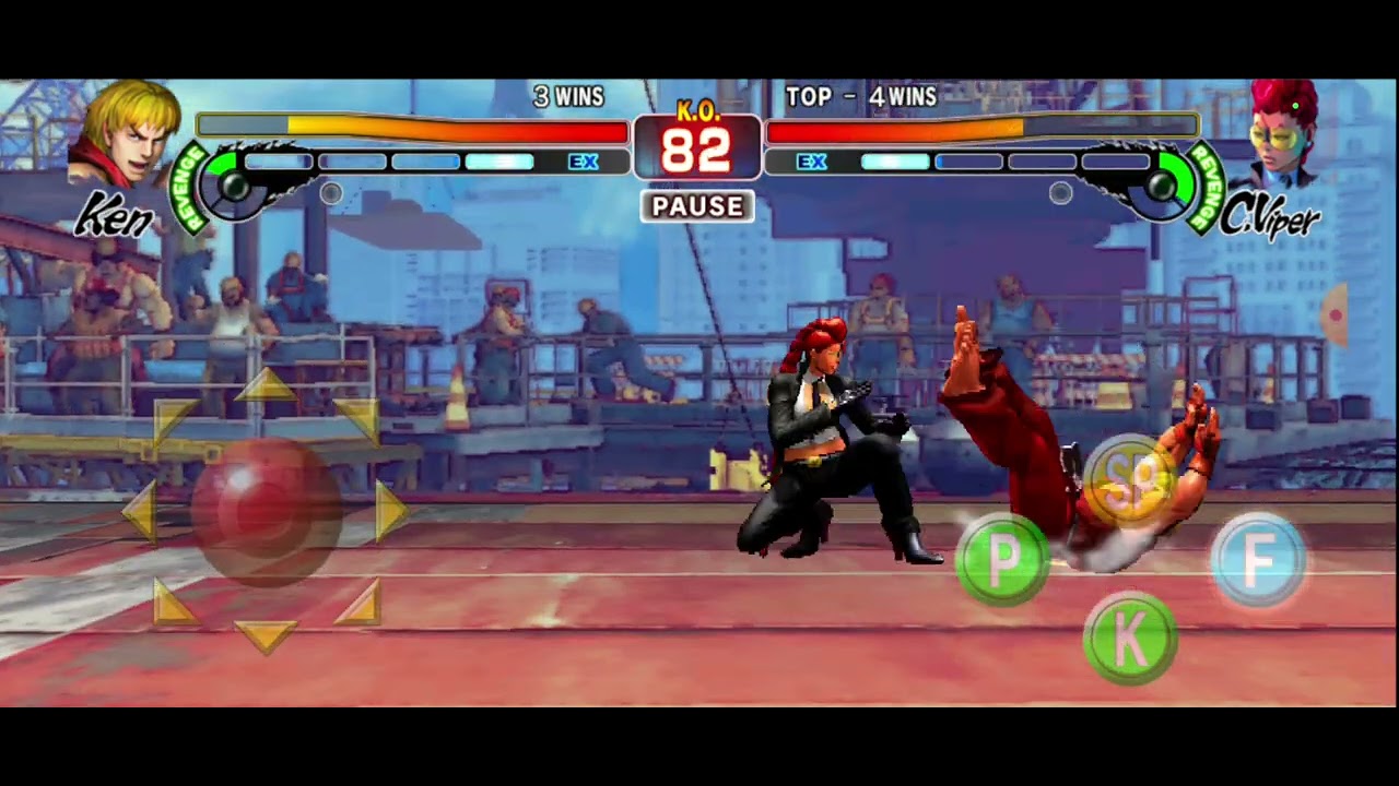 Streetfighter 4 Champion Edition Ken Fire Shoryuken on C.Viper Ryona ...