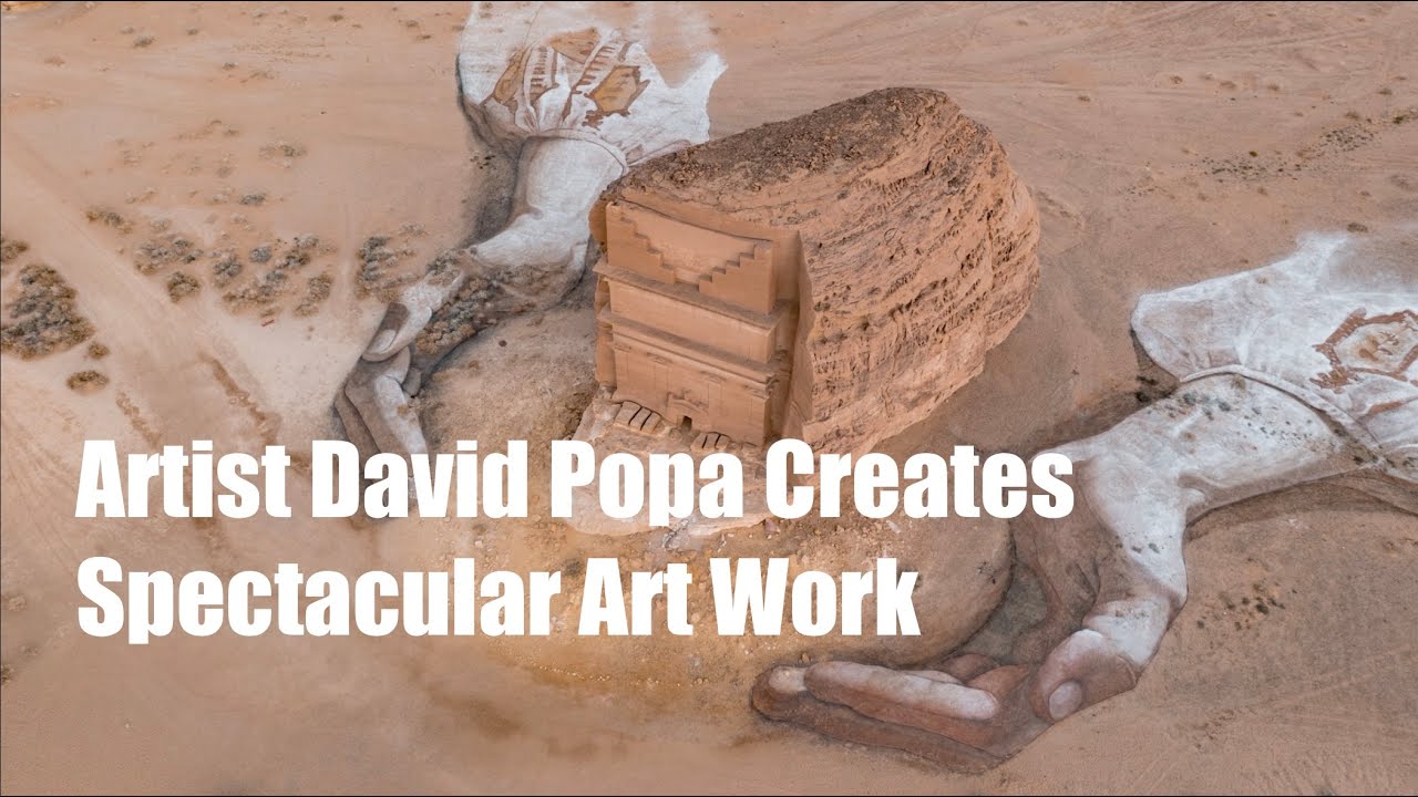 Artist David Popa Creates Spectacular Art Work - YouTube