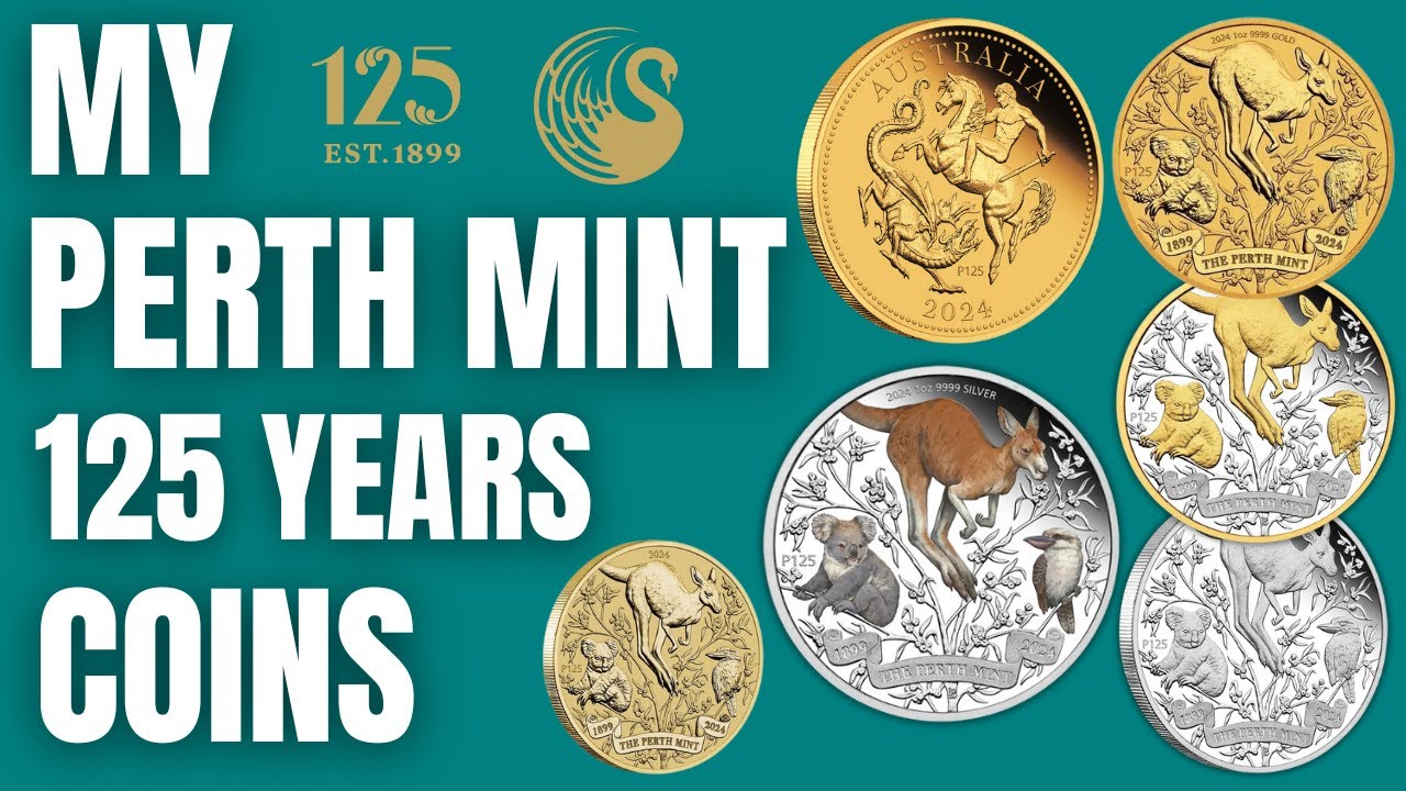 My full set of Perth Mint 125th Anniversary Coins (Gold, Platinum ...