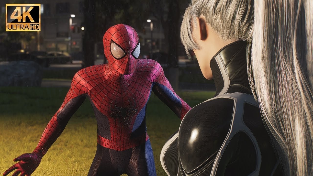 TASM 2 & Black Cat Fighting Hunters (NG+) - Marvel’s Spider-Man 2 ...