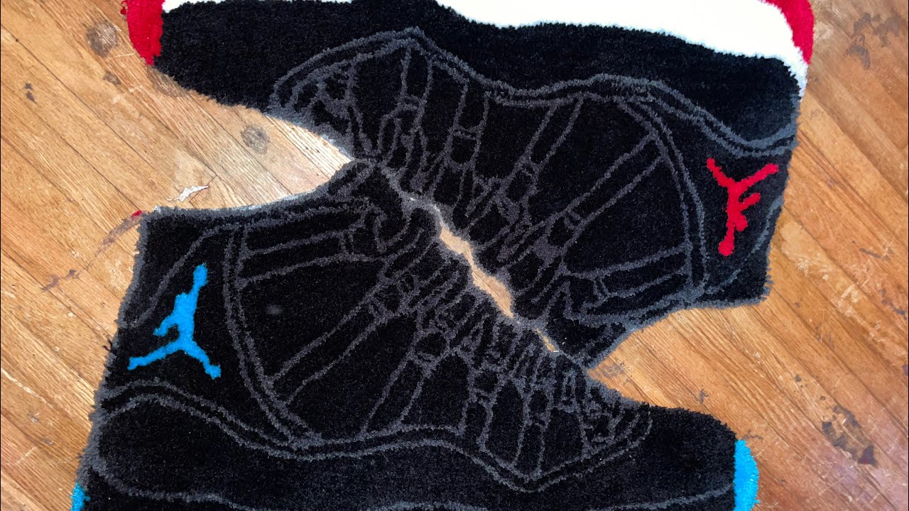 Jordan 11’s rug tufting - YouTube