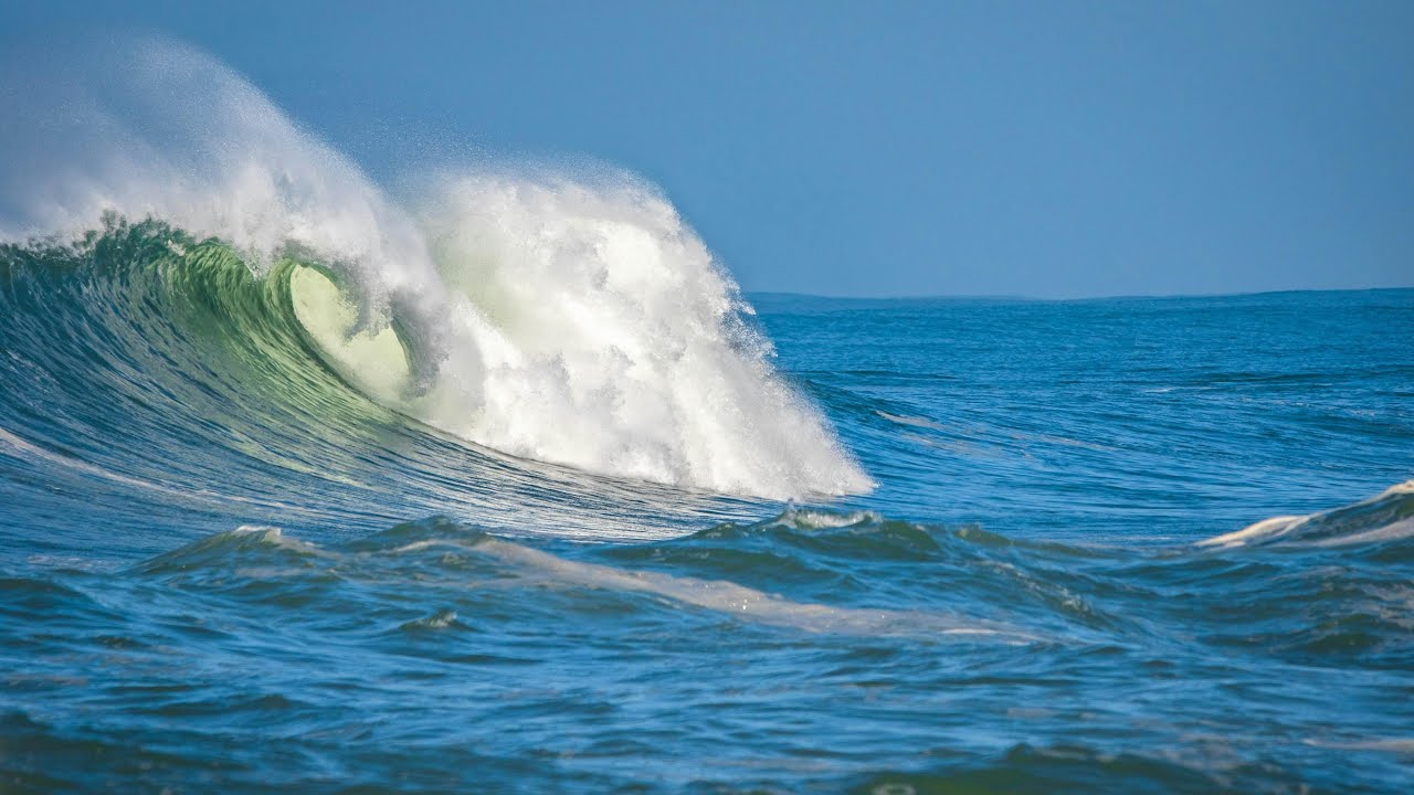 Ocean waves | calm | meditation music | 4k - YouTube