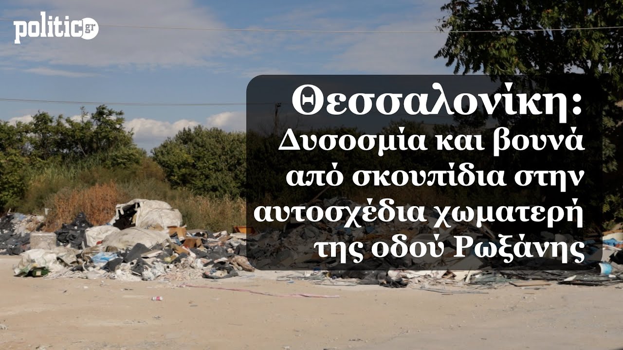 Θεσσαλονίκη: Δυσοσμία και βουνά από σκουπίδια στην αυτοσχέδια χωματερή ...