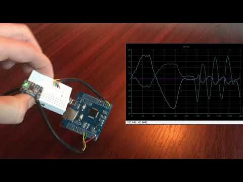 MPU6050 sensorfusion (micropython) - YouTube