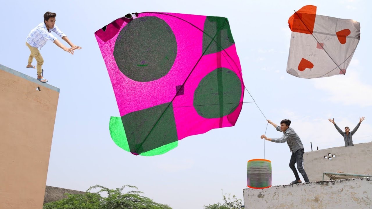 Abubaker Vs Nasir Catch People Kite | Kite Challenge - YouTube