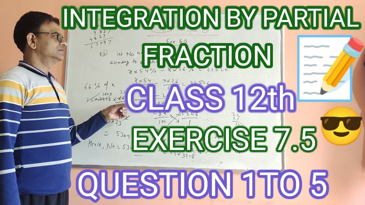 Class 12th Exercise 7.5 Integration by Partial Fraction Question Number ...