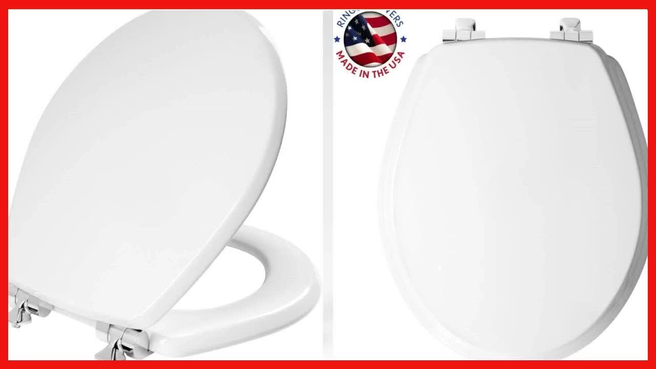MAYFAIR 826CHSL 000 Benton Toilet Seat with Chrome Hinges will Slow ...