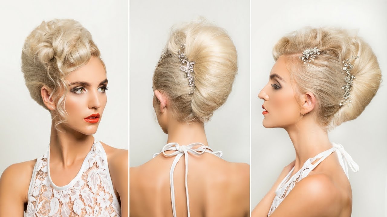 Beautiful Textured Modern French Roll | Lorna Evans Education - YouTube