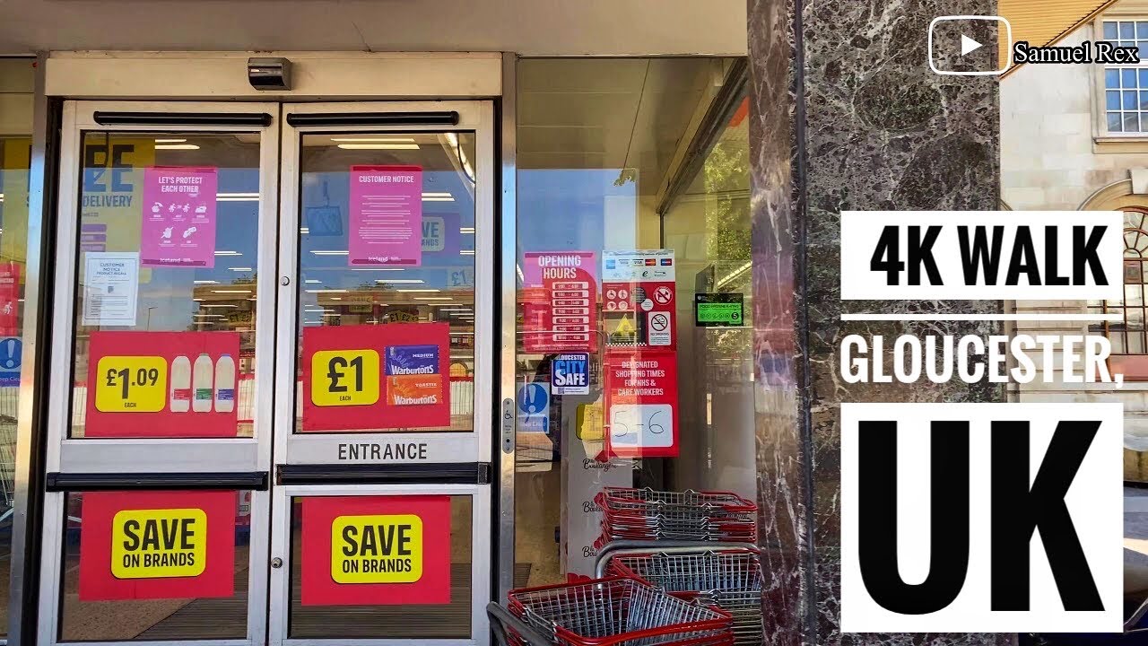 Gloucester Walks UK 🇬🇧 Virtual walk Town Centre - YouTube