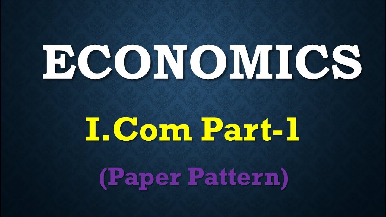 Paper pattern principle of economics|Important chapter i.com economics ...