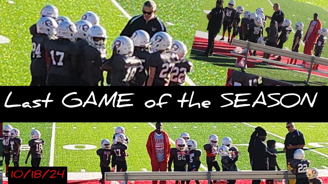 8U Last Football Game of the Year, Saturday Morning 10/19/24 Eagles vs ...