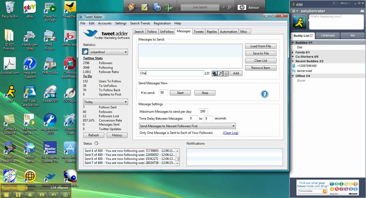 Automatically Follow Twitter Users with Tweet Adder Twitter Software ...