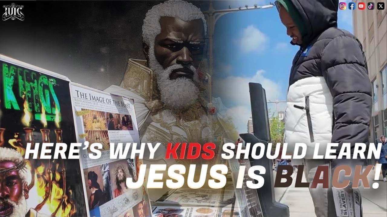🧑🏾‍🦱👩🏾‍🦱 👧🏾👶🏾 Here’s Why kids Should Learn Jesus Is Black ️#jesus # ...
