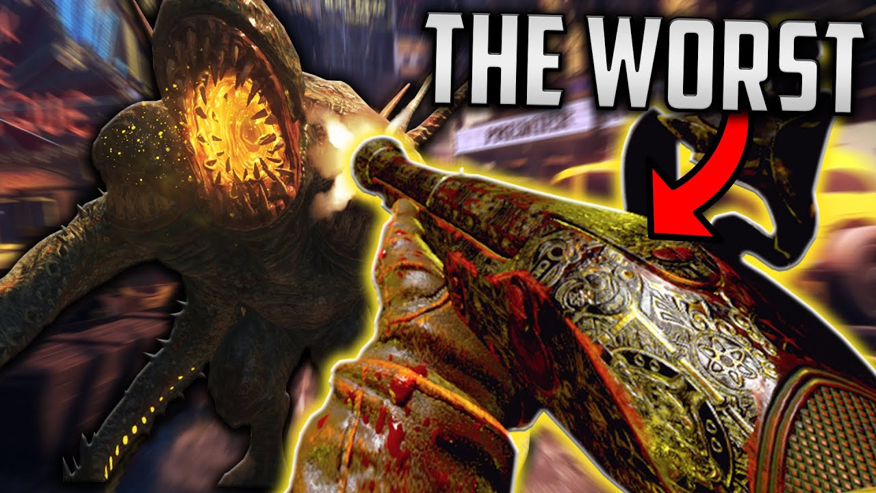 Beating Shadows Of Evil With The WORST Gun... - YouTube
