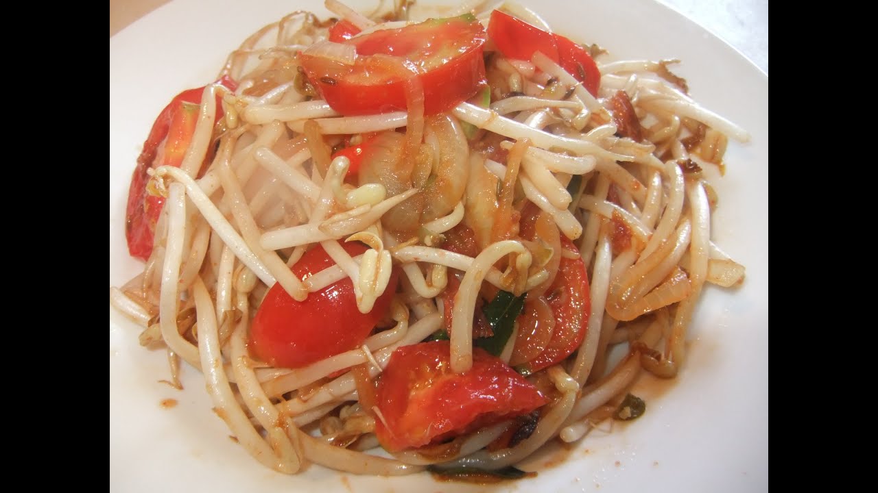 Bean Sprouts Stir Fry - YouTube