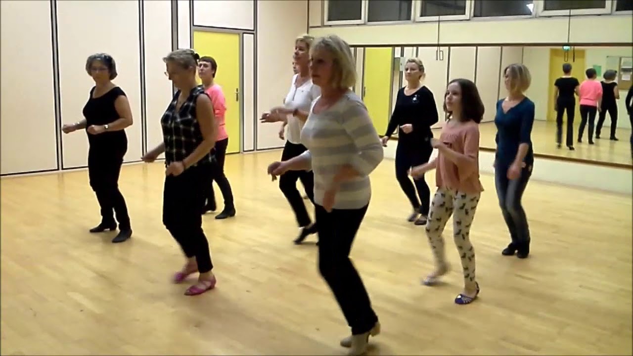 Doo wop a doo line dance - YouTube