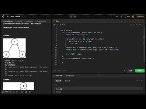129. Sum Root to Leaf Numbers - Day 15/30 Leetcode April Challenge - YouTube