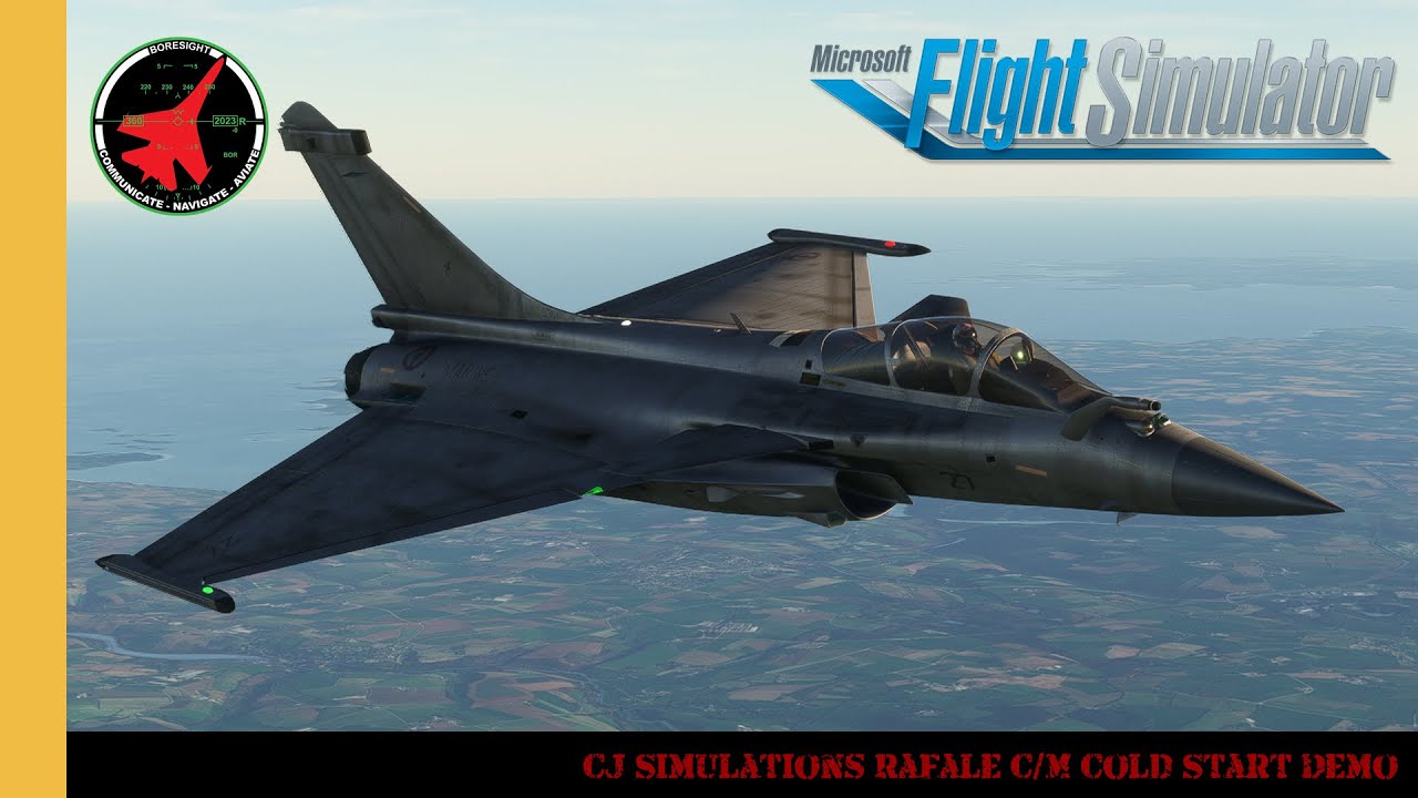 CJ Simulations Rafale C/M Cold Start Demo | MSFS | Microsoft Flight ...