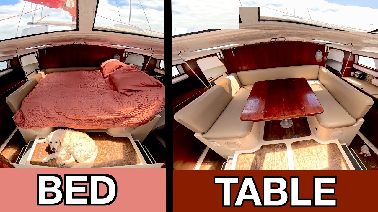 How We Live on a Small Catamaran | Tiny Cabin Setup, Daily Sailing Life ...