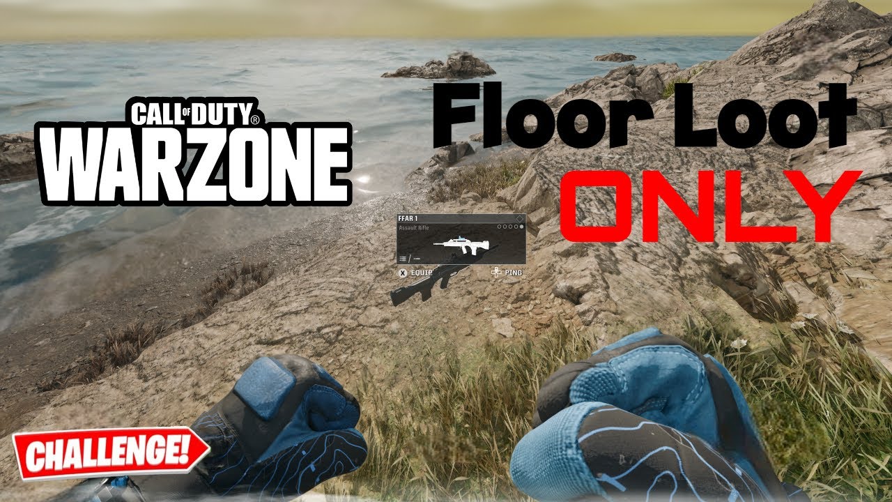 WARZONE FLOOR LOOT ONLY CHALLENGE - YouTube