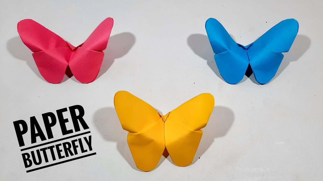 Origami Butterfly 3d