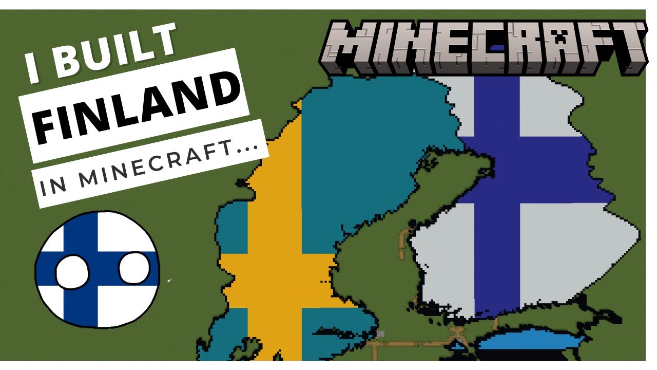 I Built Finland In Minecraft ! - YouTube