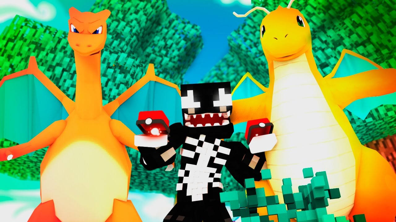 Minecraft: Pokemon Extreme #26 Peguei um DRAGONITE e um CHARIZARD - YouTube