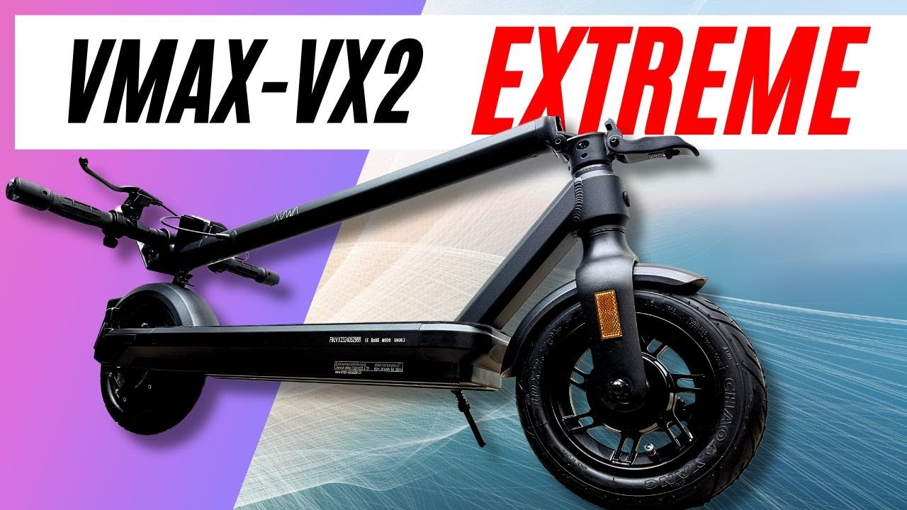 VMAX VX2 Extreme: Kompakter1600-Watt E-Scooter mit richtig POWER ...
