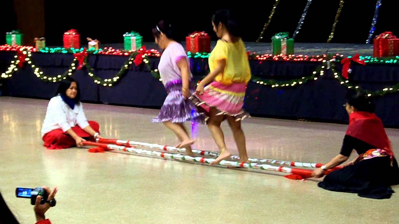 Bamboo Dance at the Filipino Christmas Party 2013 - YouTube