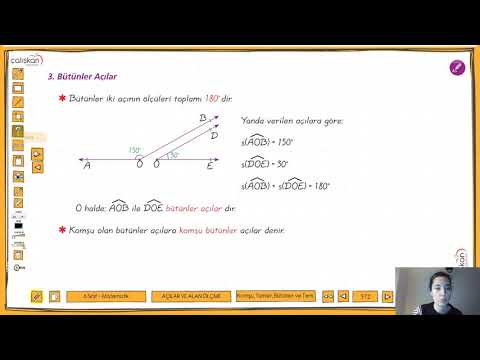 6. Sınıf Matematik | Tümler, Bütünler, Açılar