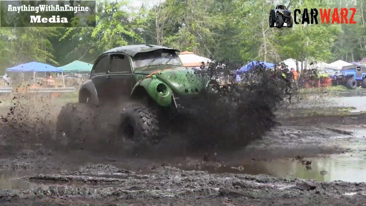 FROGGER Green VW Bug At BFE Mud Bog 2020 - YouTube