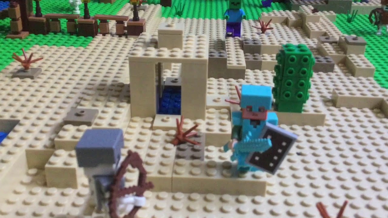 Big LEGO minecraft world - YouTube