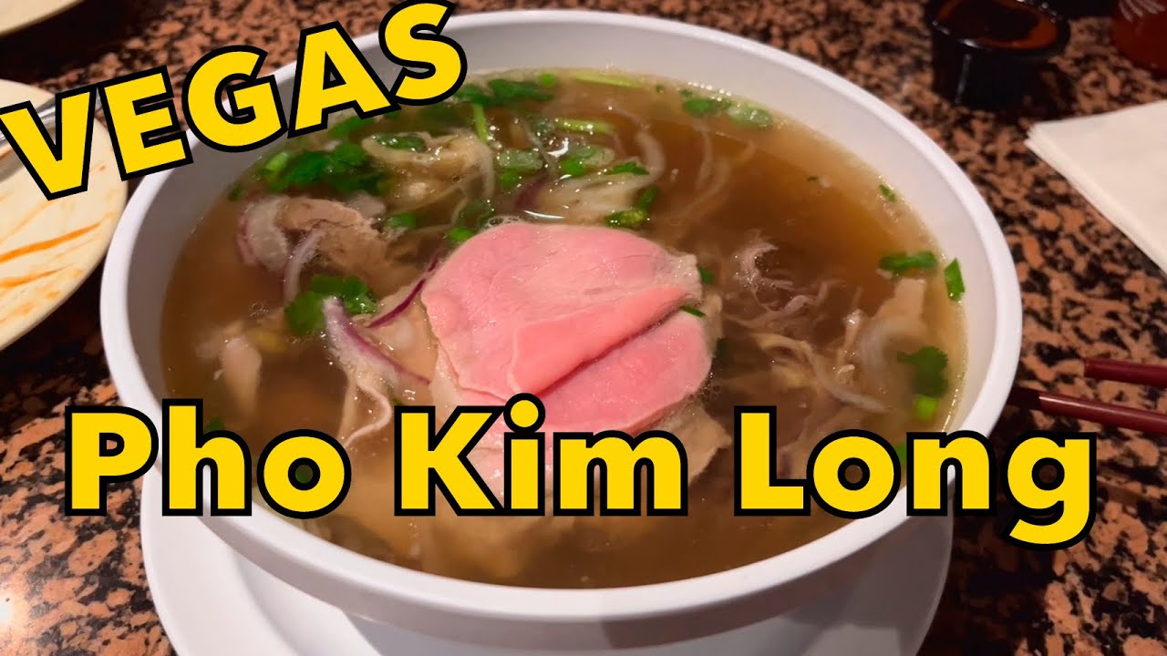 Pho Kim Long, Hot & Steamy Pho in Chinatown, Las Vegas - YouTube