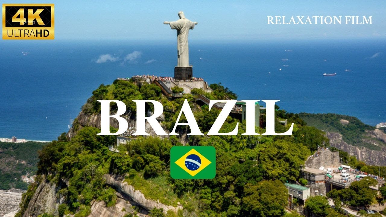 brazil | beautiful places to visit in brazil | relaxation film| flying ...