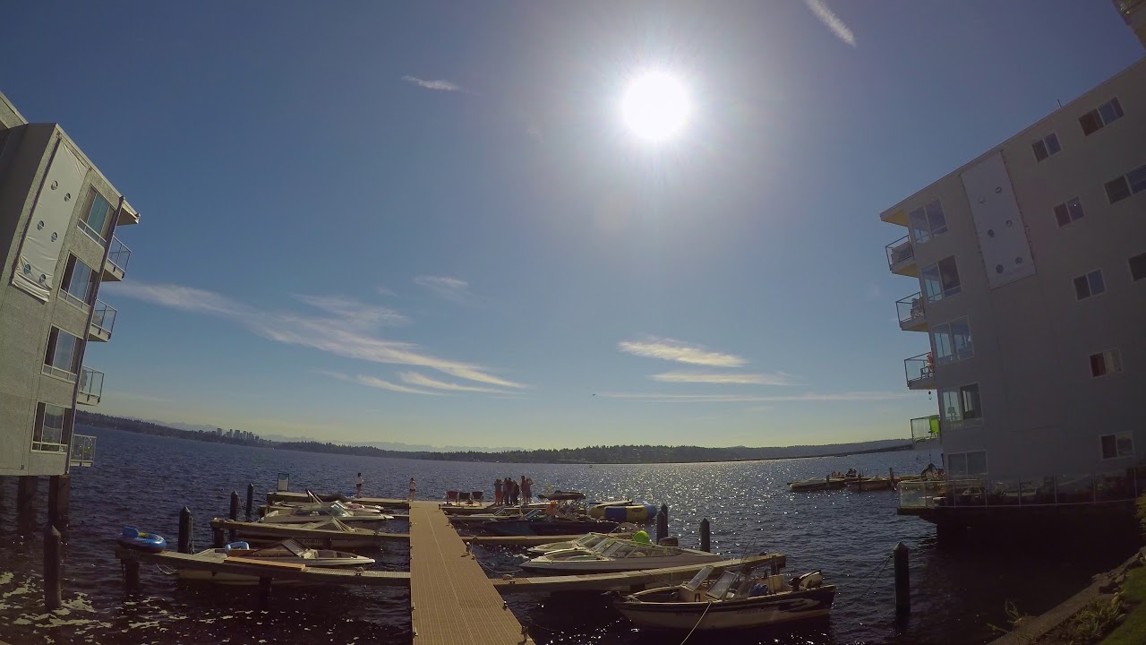 Solar Eclipse (92%) | GoPro Time Lapse | Lake Washington, Seattle - YouTube