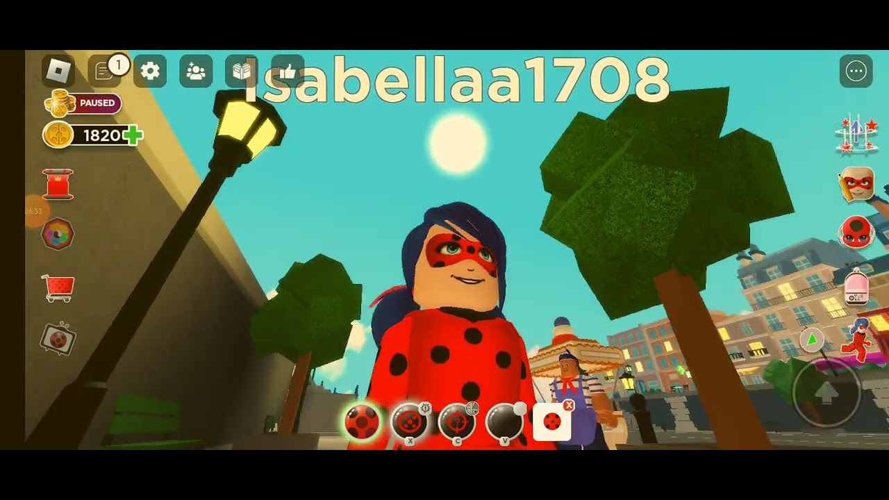 Isabela jogando jogo e Miraculous larry bang 5ª temporada NO roblox #6 ...