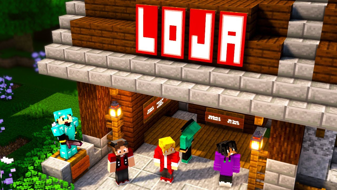 LOJA dos MELHORES ITENS INICIAIS do MINECRAFT | BT2 05 - YouTube